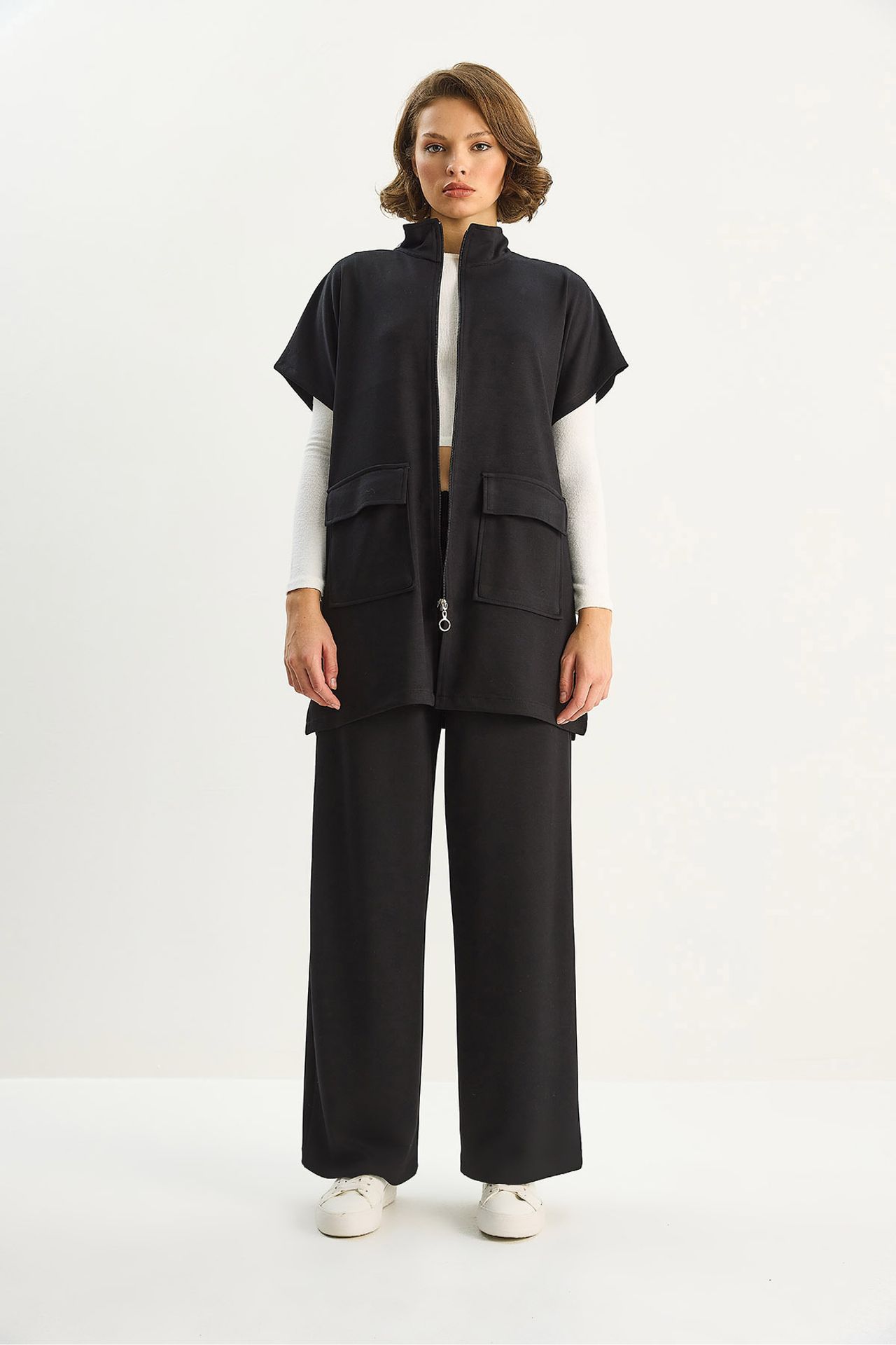 HiCCUP - Black Lucci Oversized Two-piece Coord Set Women