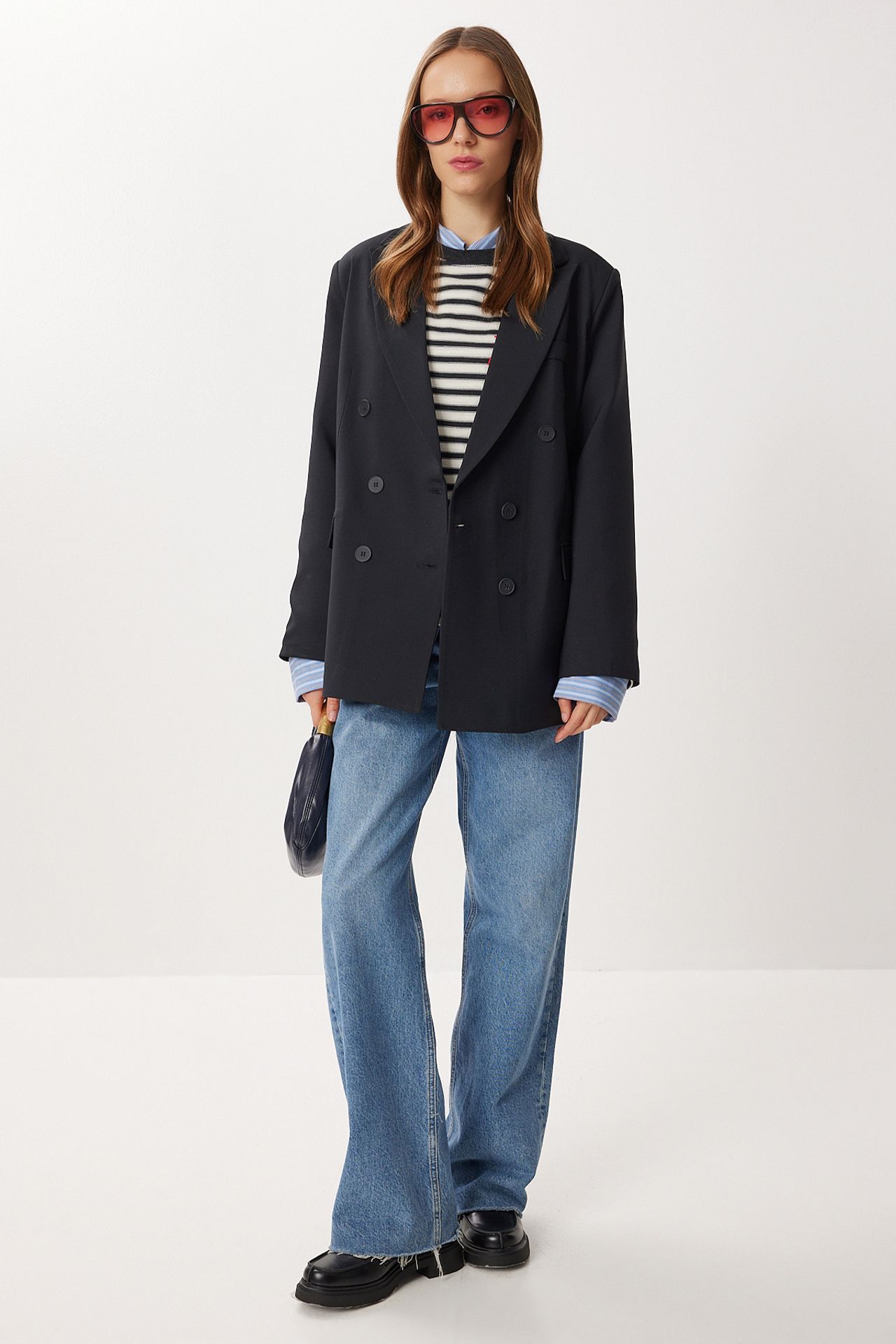 HiCCUP - Black Istanbul Oversized Padded Jacket With Button Closure Women