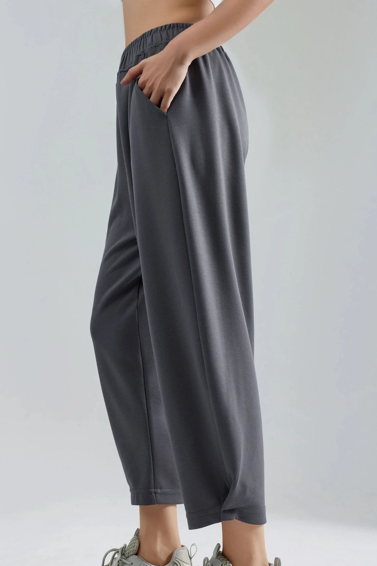 HiCCUP - Grey Modal Touch Salwar Fit Pants Bersan Collection Women